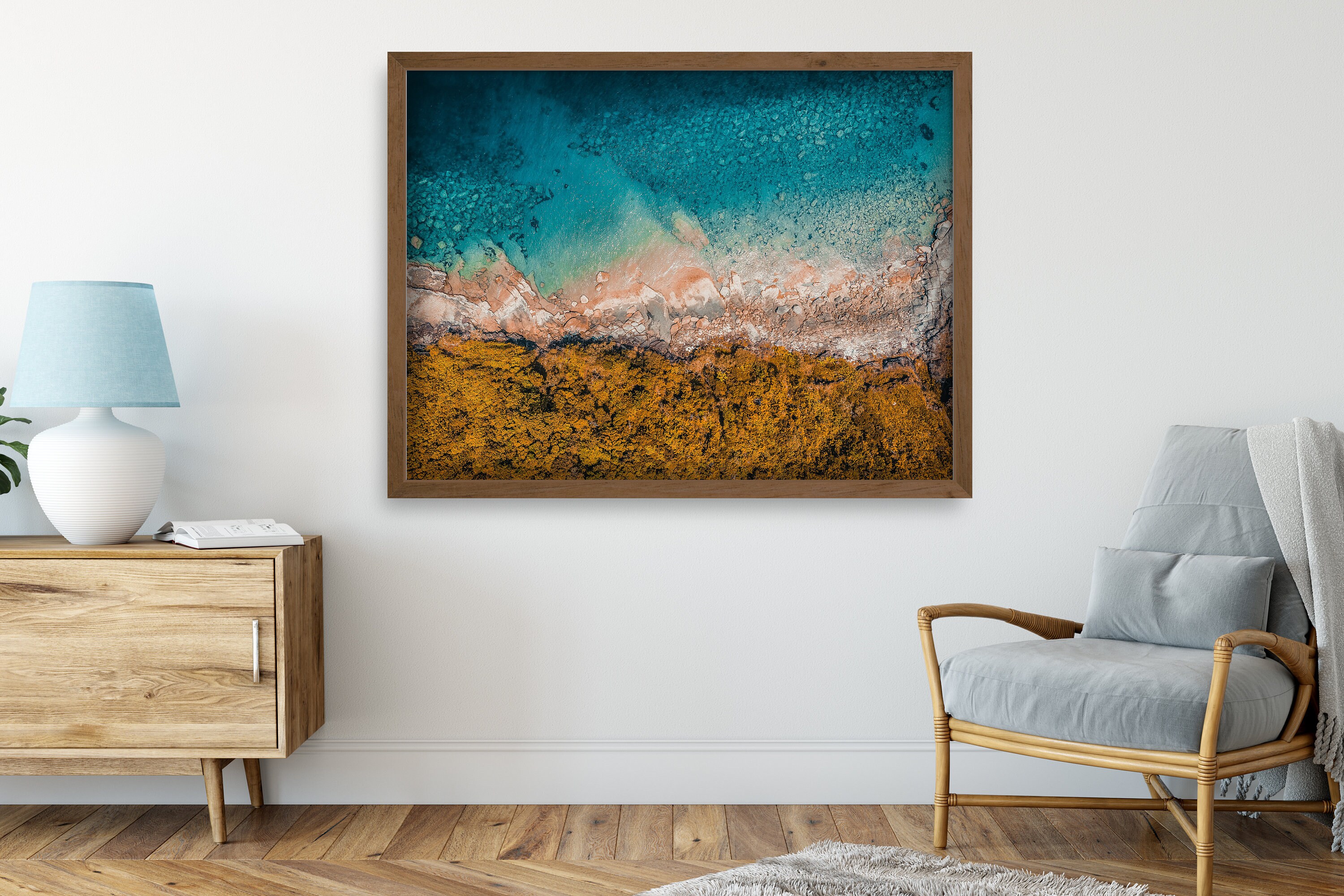 Ocean Shore Printable Beach Wall Decor Beach Print Ocean - Etsy