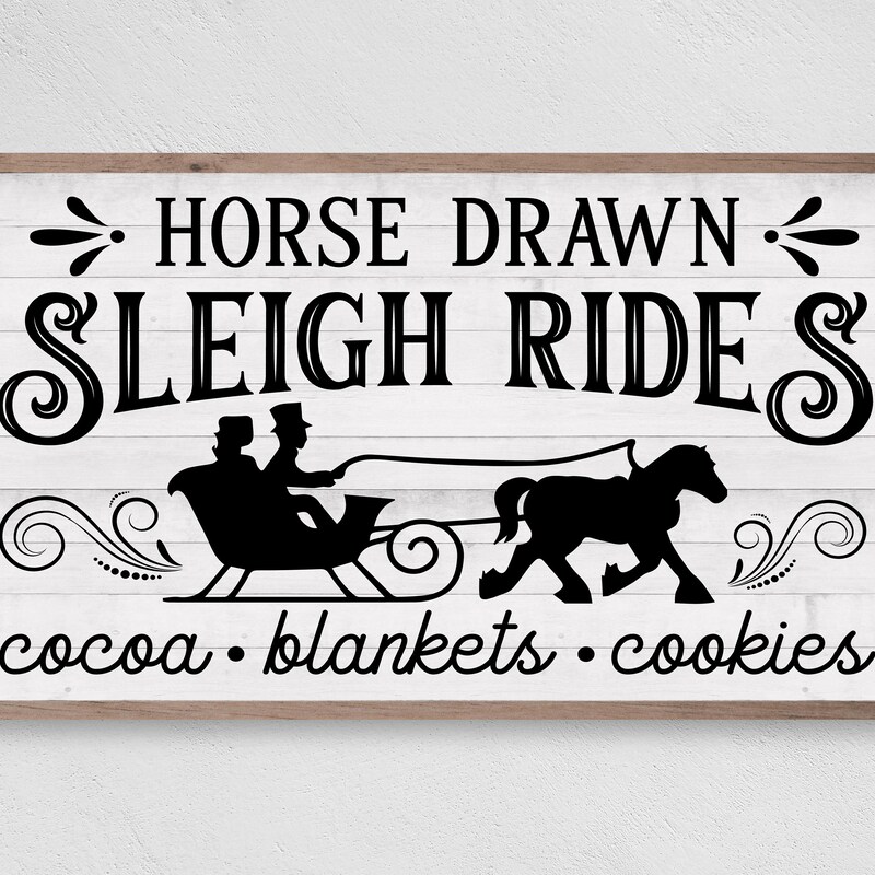 Sleigh Ride Sign - Etsy