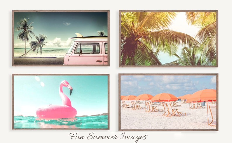 Summer Beach Samsung Frame TV Art – 50 Image Gallery Bundle (digital ...