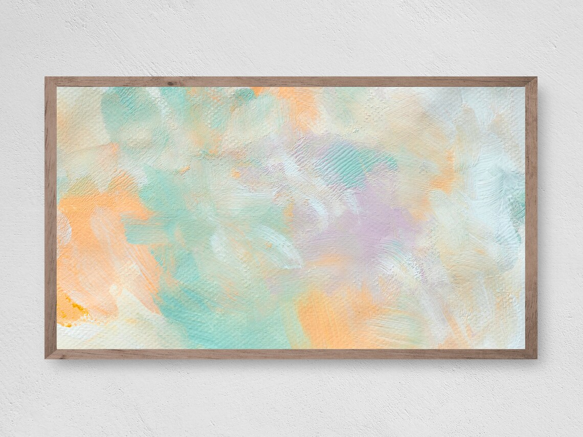 Samsung Frame TV Art Instant Download Pastel Abstract - Etsy