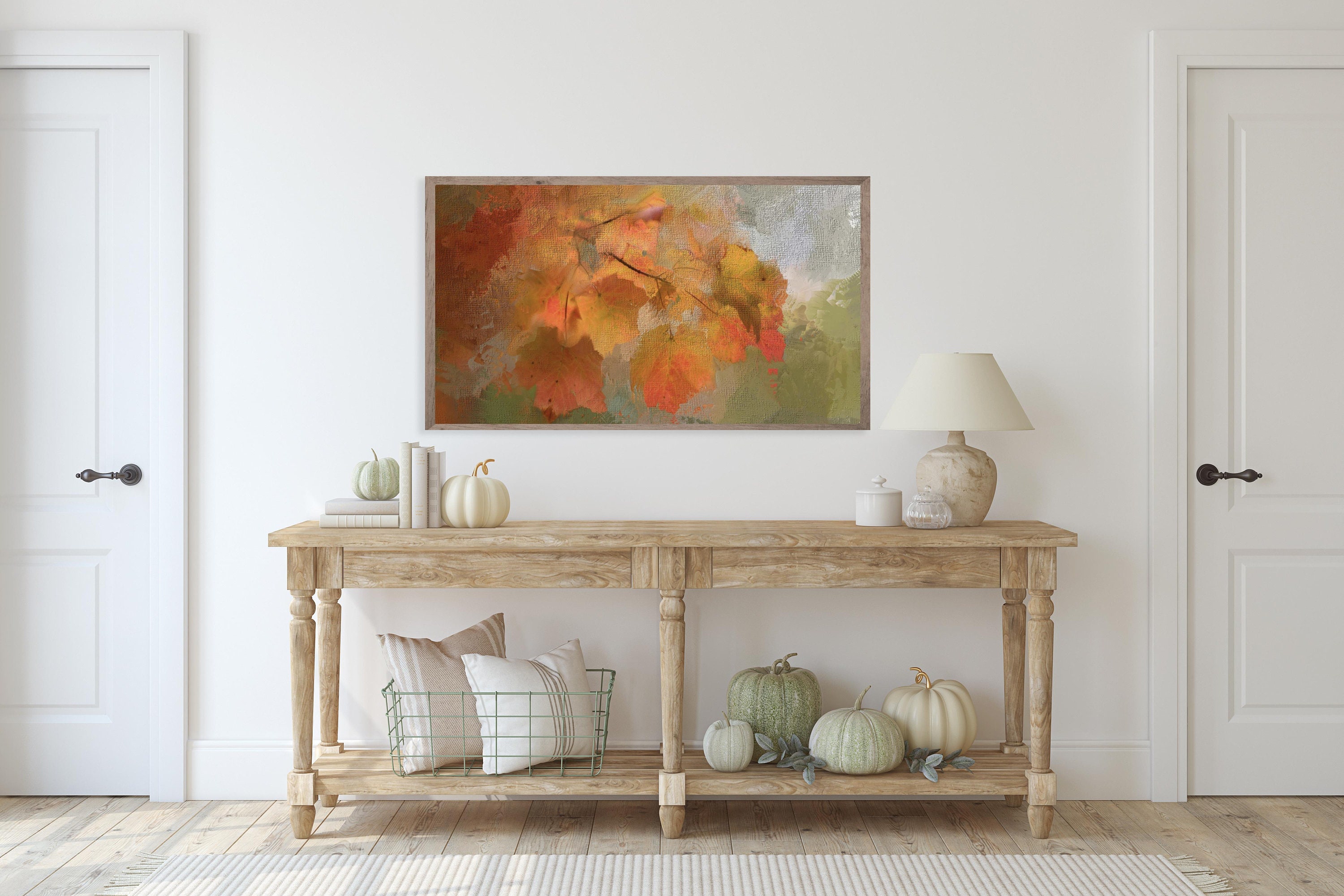 Samsung Frame TV Art Fall Canvas Instant Download Fall - Etsy