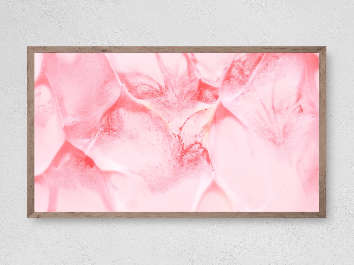 Samsung Frame TV Art Instant Download Pink Paint Samsung - Etsy