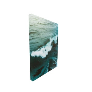 Ocean Wave Print on Canvas (various Sizes), Beach Wall Decor, Beach ...