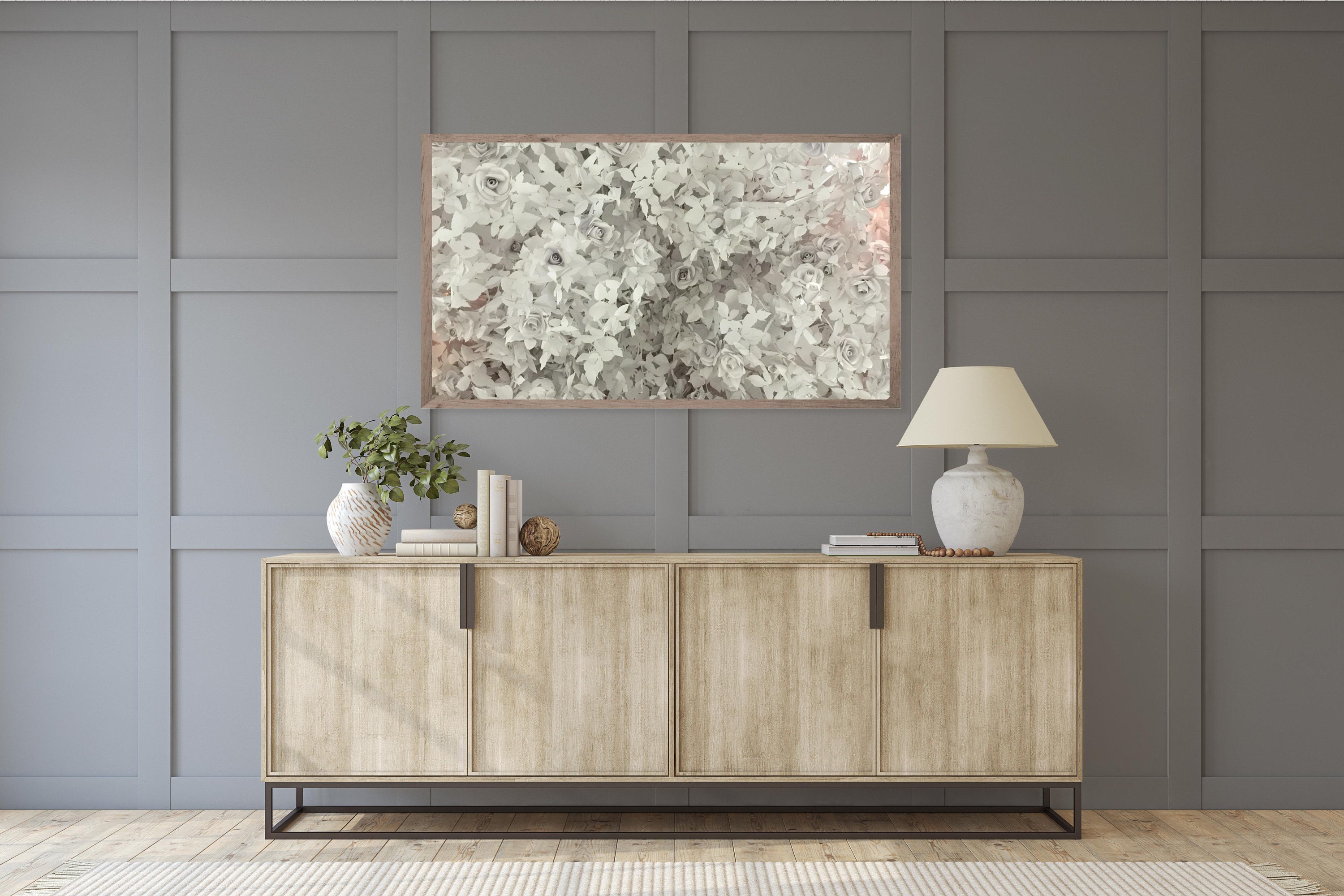 Samsung Frame TV Art Floral Wall Instant Download Flowers - Etsy