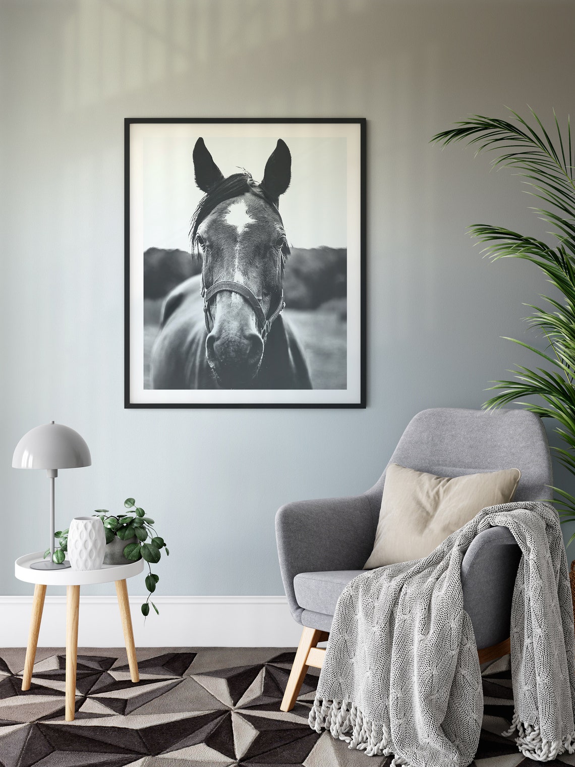 Horse Print Printable Rustic Wall Decor Ranch Print Farm | Etsy