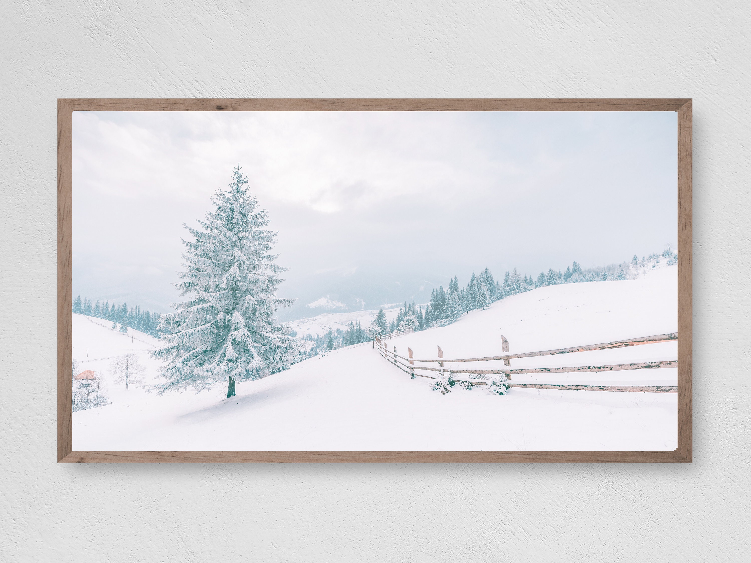 Winter Wonderland Samsung Frame TV Art Instant Download | Etsy