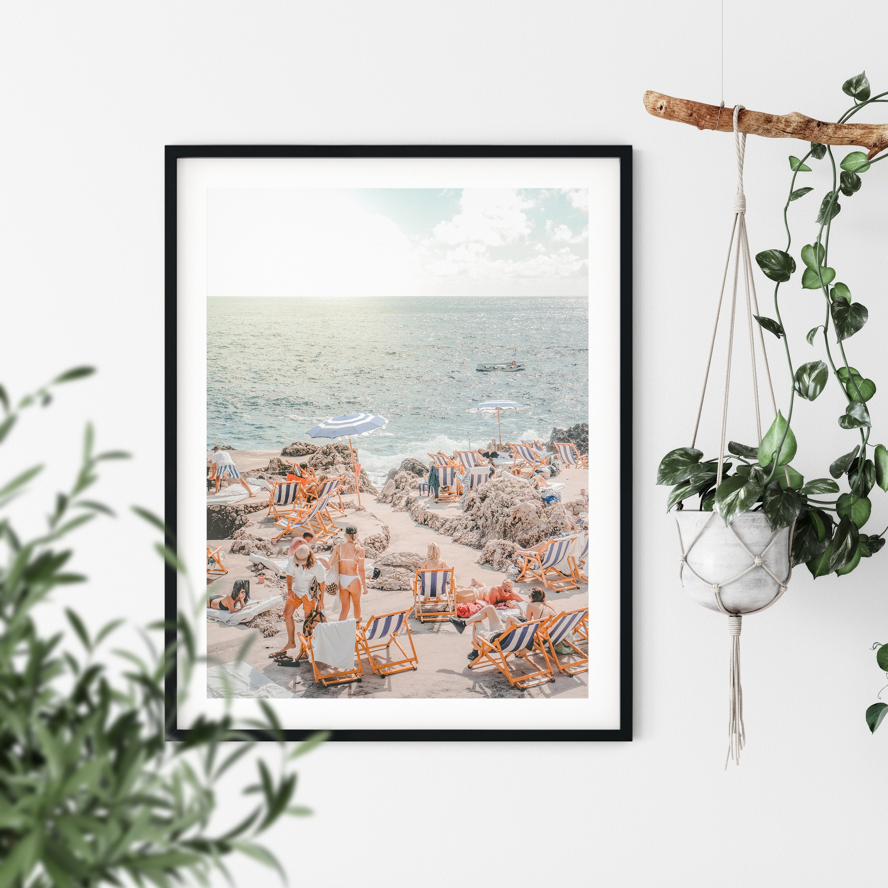 Beautiful Capri Ocean Set of Three Italy Print Italian - Etsy