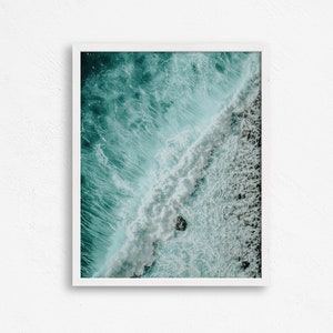 Wave Prints, Printable, Beach Wall Decor, Beach Print, Ocean Print ...