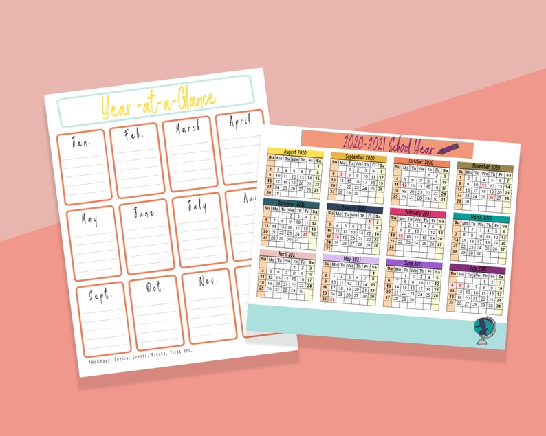 Homeschool Get Started & Yearly Planning Packet Bundle - Etsy