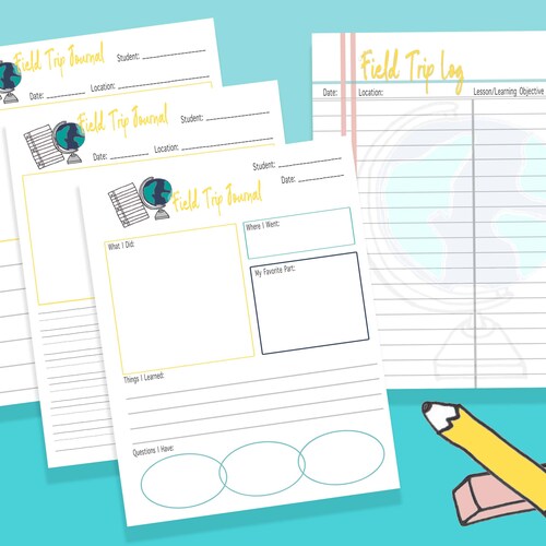 Field Trip Reports and Field Trip Log Printable Pack - Etsy