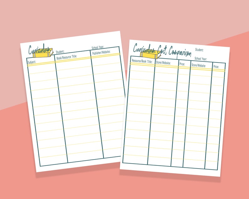 Homeschool Get Started & Yearly Planning Packet Bundle - Etsy