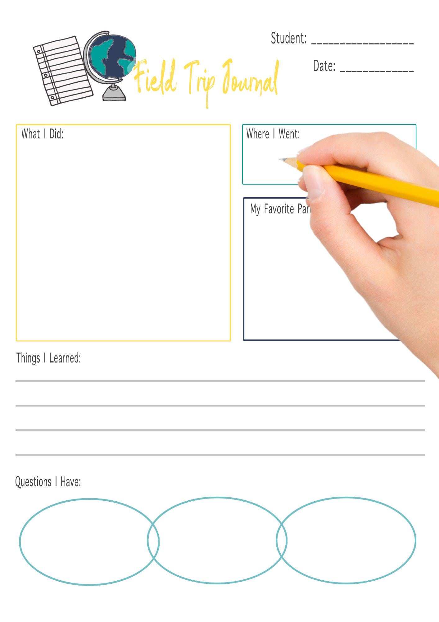 Field Trip Reports and Field Trip Log Printable Pack - Etsy