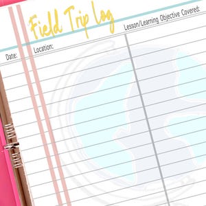 Field Trip Reports and Field Trip Log Printable Pack - Etsy