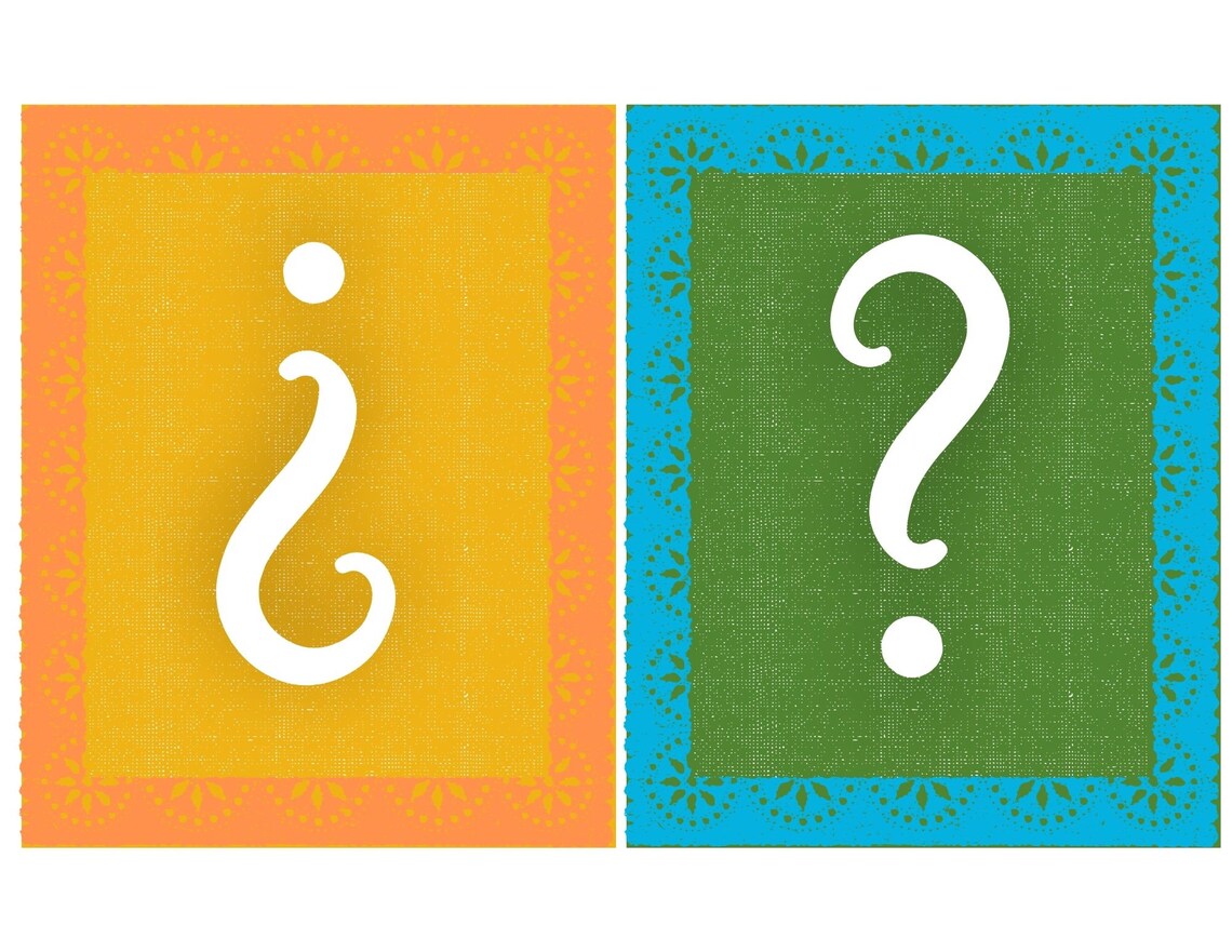 Mexican Style Papel Picado PRINTABLE BANNER PDF Spanish Alphabet A-Z ...