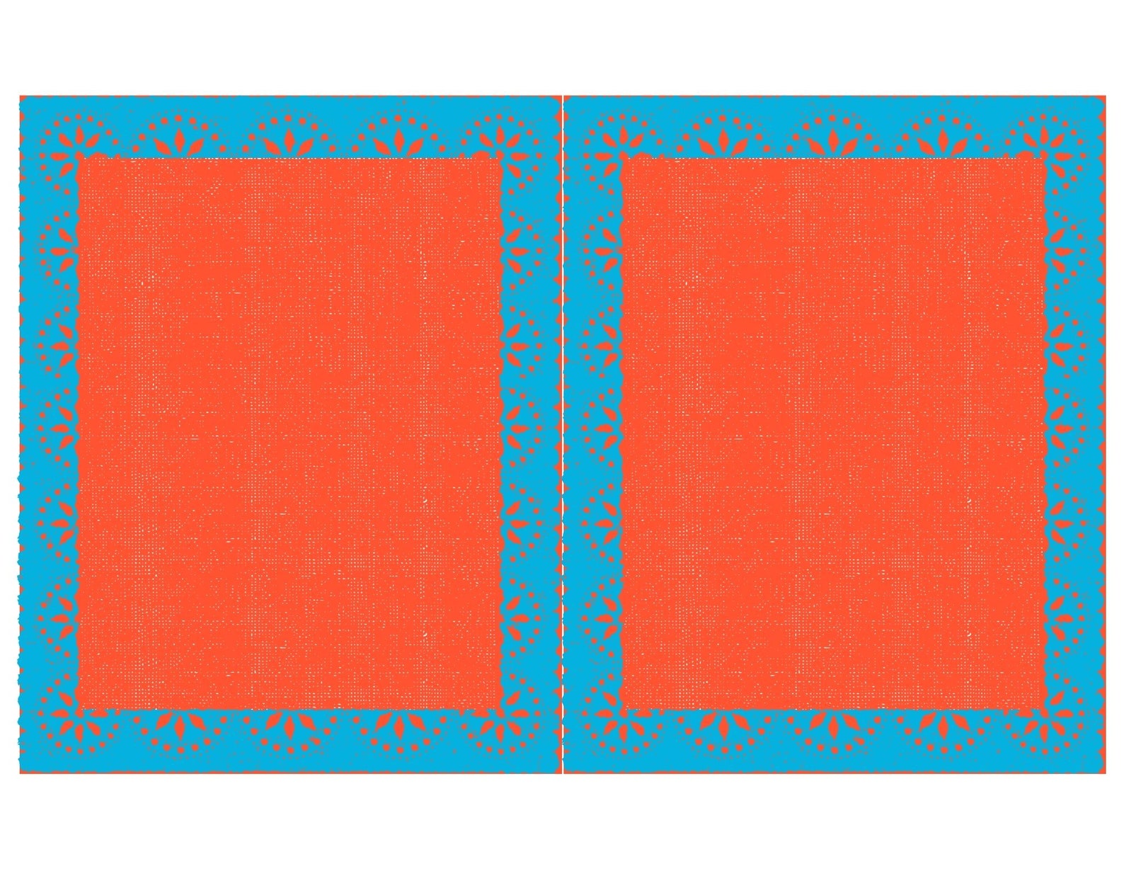 Mexican Style Papel Picado PRINTABLE BANNER- PDF Spanish Alphabet A-Z ...