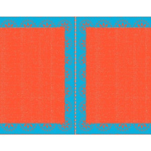 Mexican Style Papel Picado PRINTABLE BANNER- PDF Spanish Alphabet A-Z ...