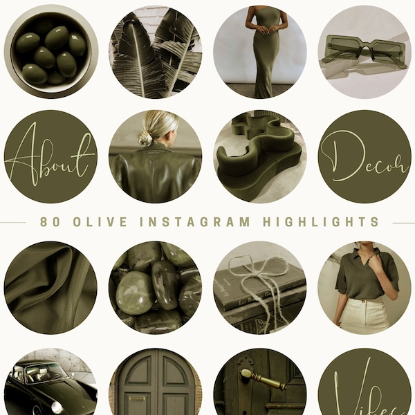 Green Ig Highlight Covers - Etsy