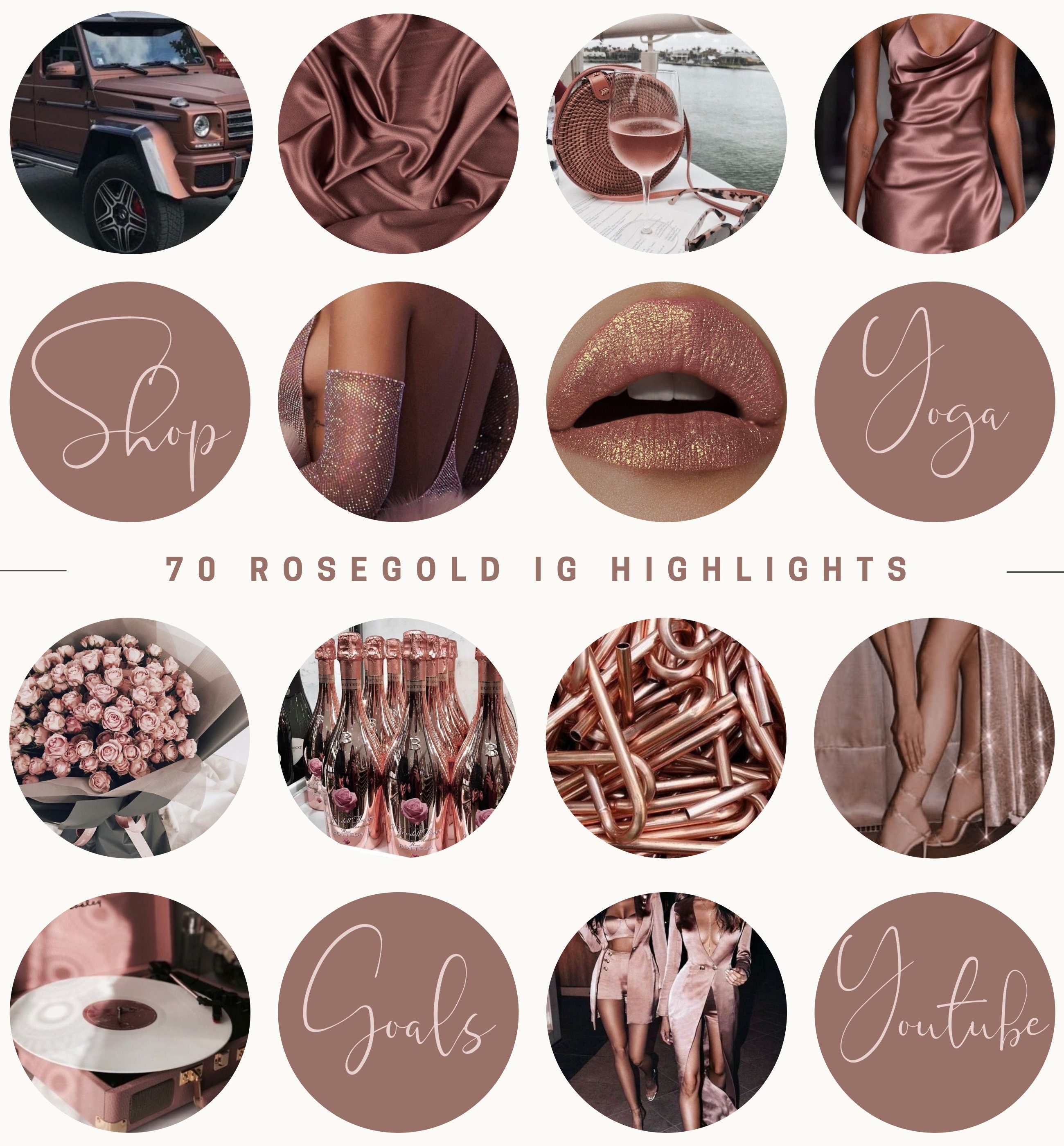 Rosegold highlights store