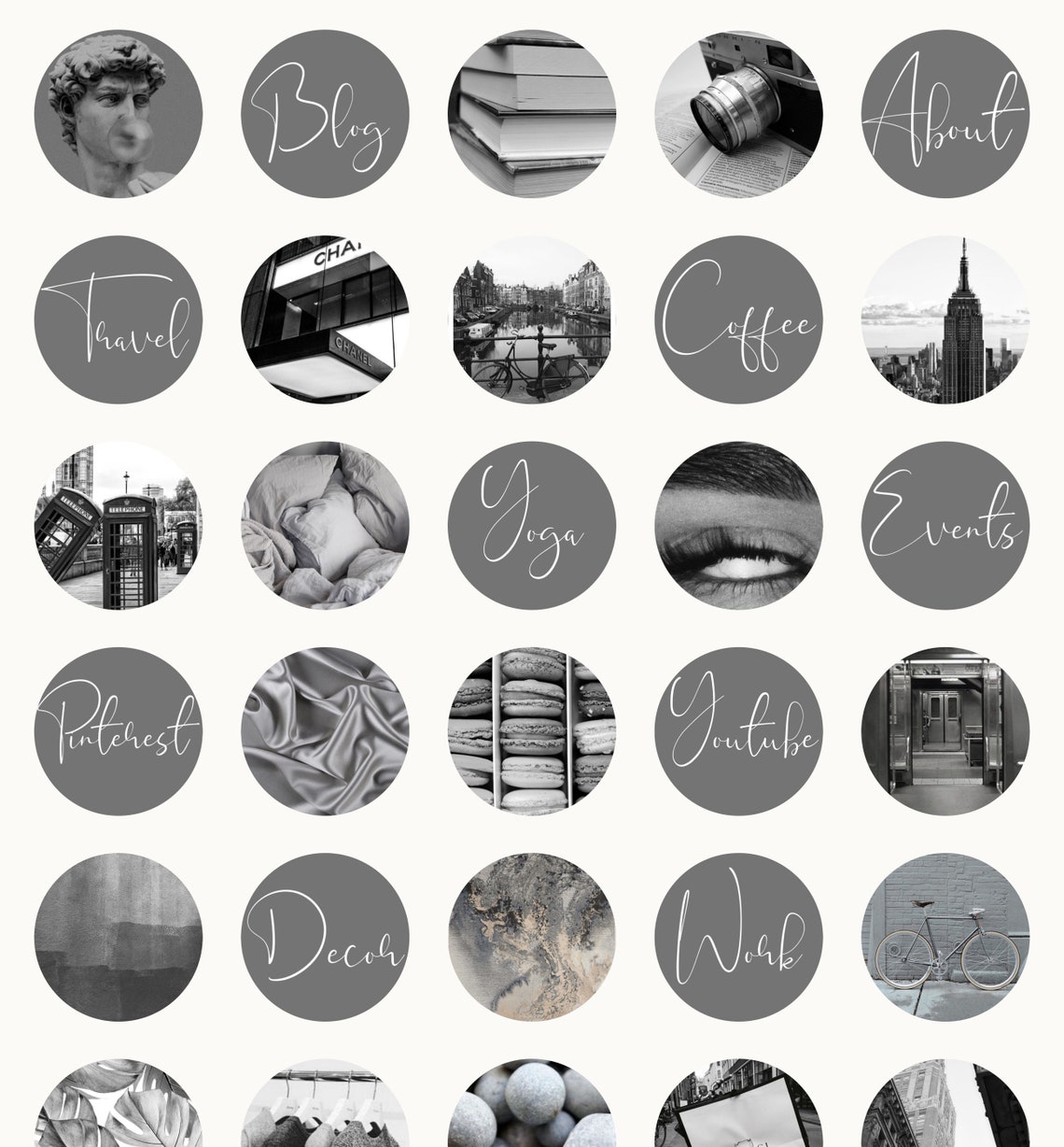 70 Grey Instagram Story Highlight Covers Instagram Story - Etsy