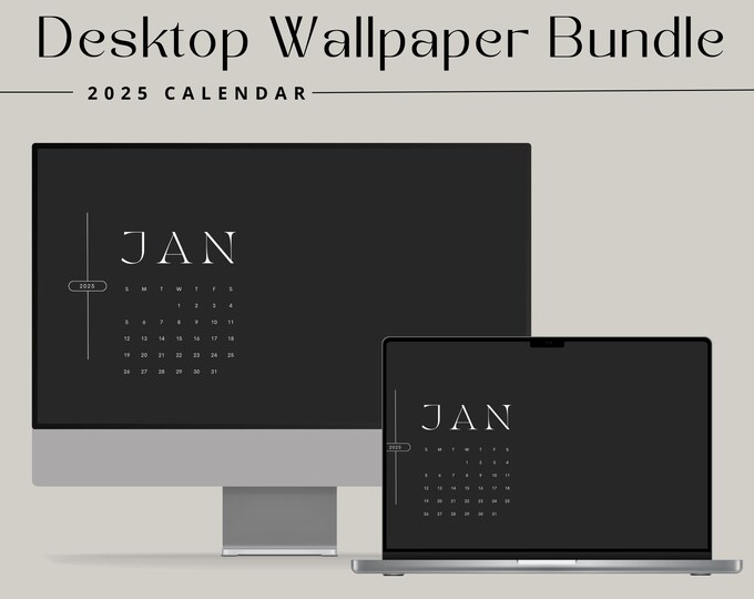 2025 Monthly Desktop Wallpaper Calendar: Travel Photos (digital ...