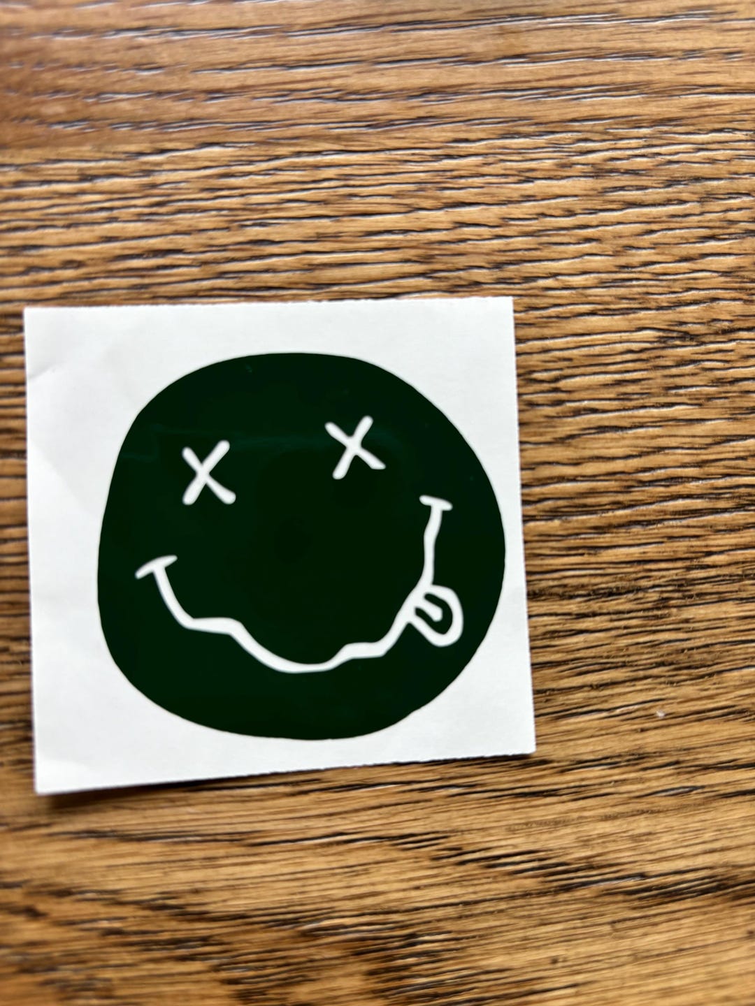 Wonky Decal Smile Happy Face Permanent Sticker Vinyl Decal Sticker ...
