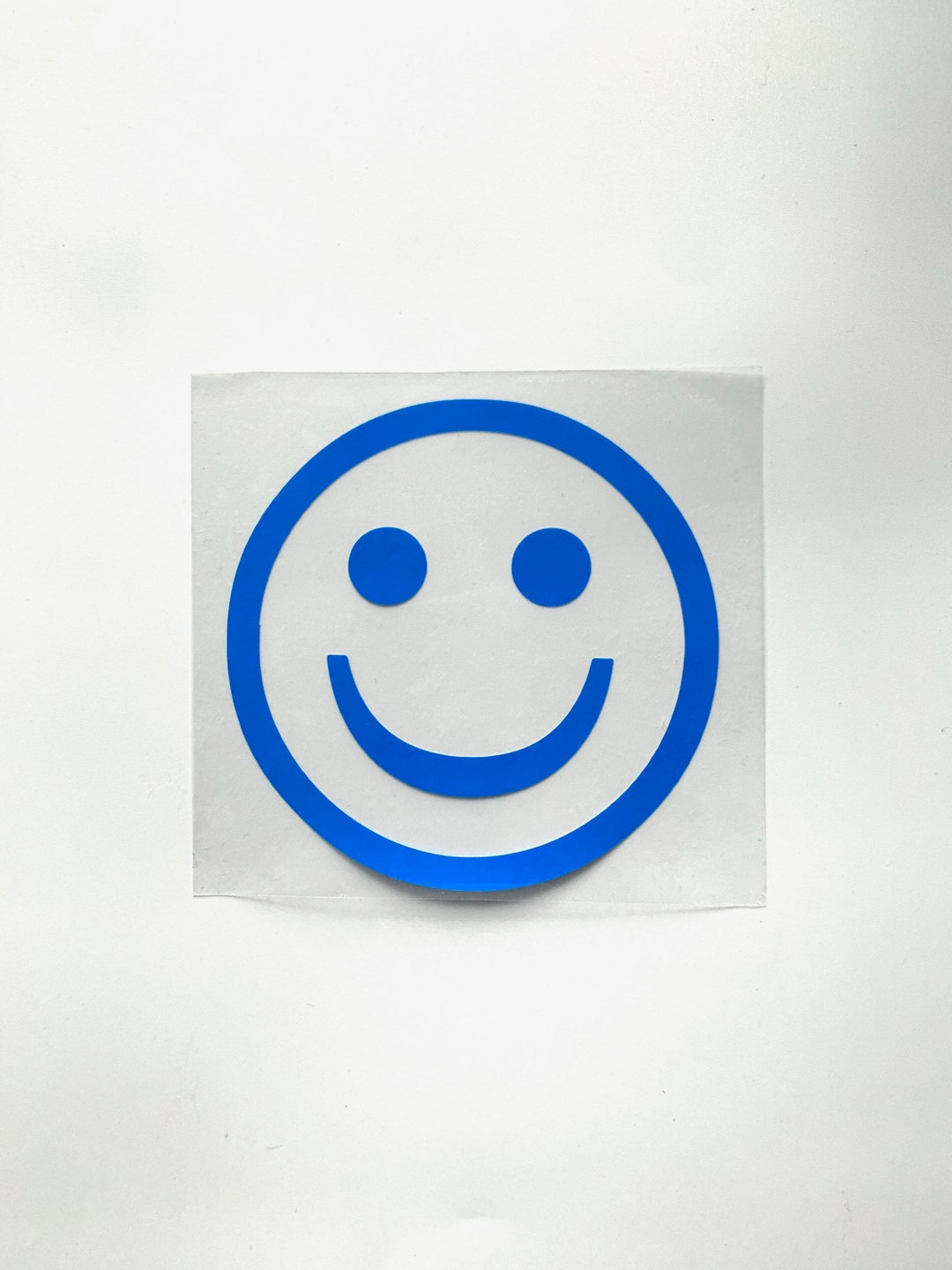 Happy Face Iron-on Decal: Smiley Face Mask Applique - Etsy