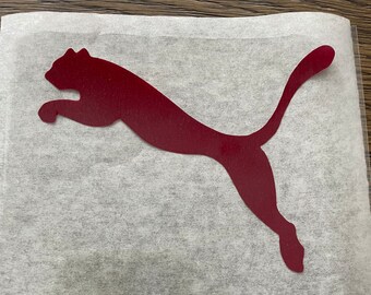 Puma Iron on Decal - Etsy