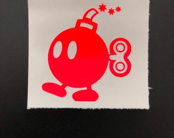 Decals & Skins Laptop Stickers Bomb-Omb Vinyl Decal |Mario Brothers Car ...