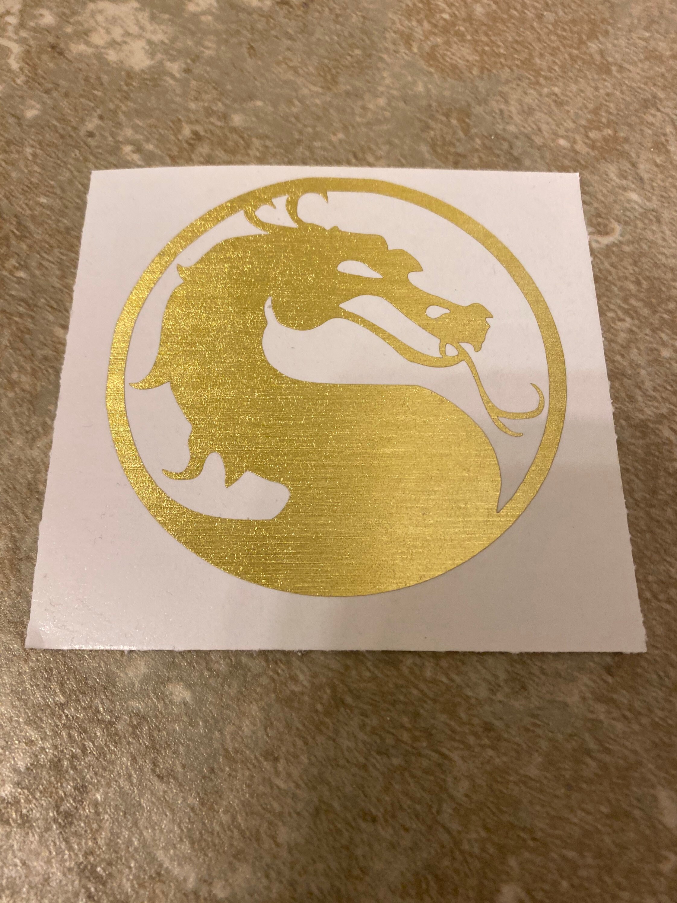 Mortal Kombat Dragon Logo Vinyl Decal - Car, Laptop, Wall Art - Etsy