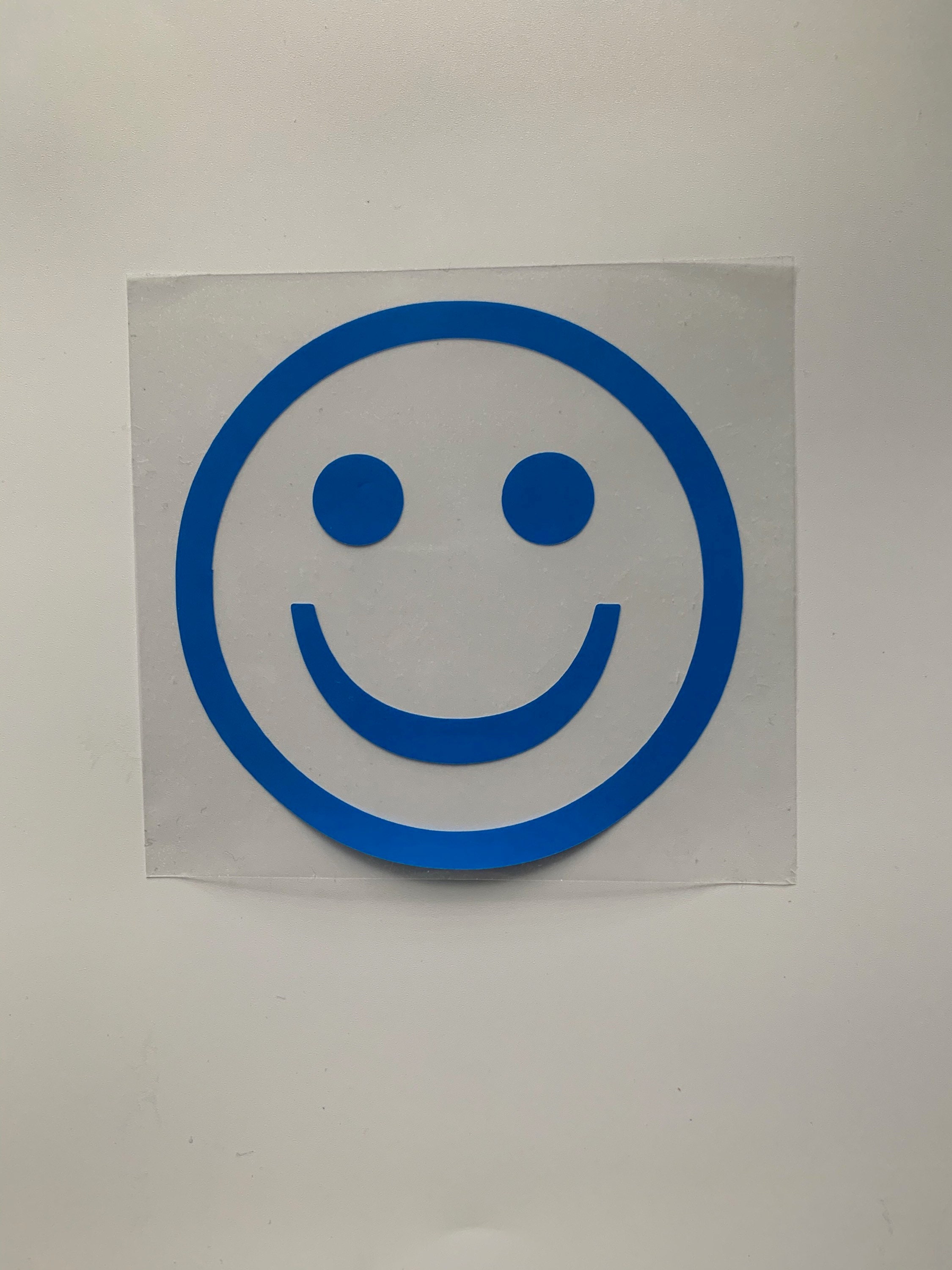 Happy Face Iron-on Decal: Smiley Face Mask Applique - Etsy