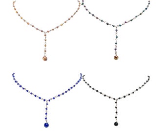 Y Drop Necklace - Etsy