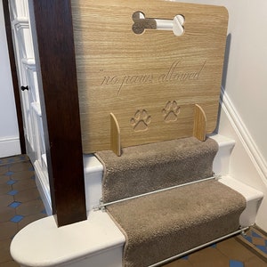 Oak Style Doggy & Puppy Stoppers, no Paws Allowed Dog Stopper for ...