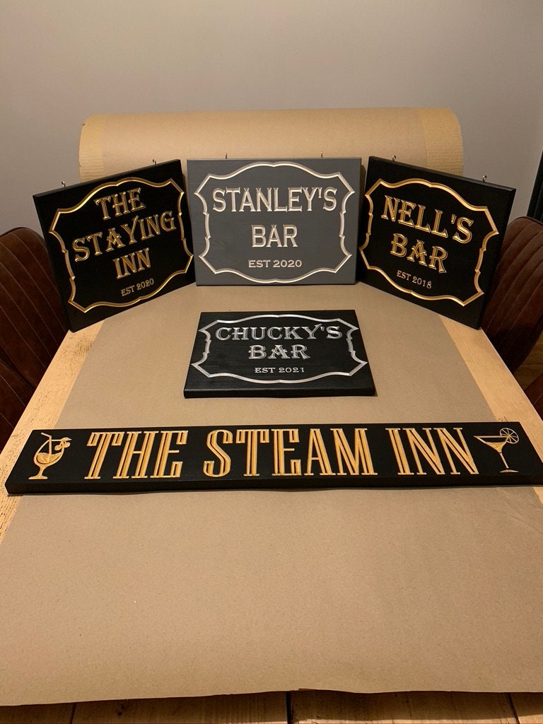 Customisable Hanging Bar Sign — Trugshop