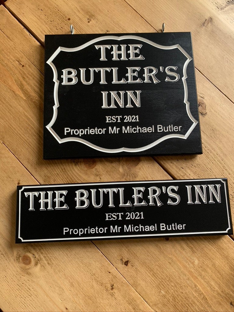 Customisable Hanging Bar Sign — Trugshop