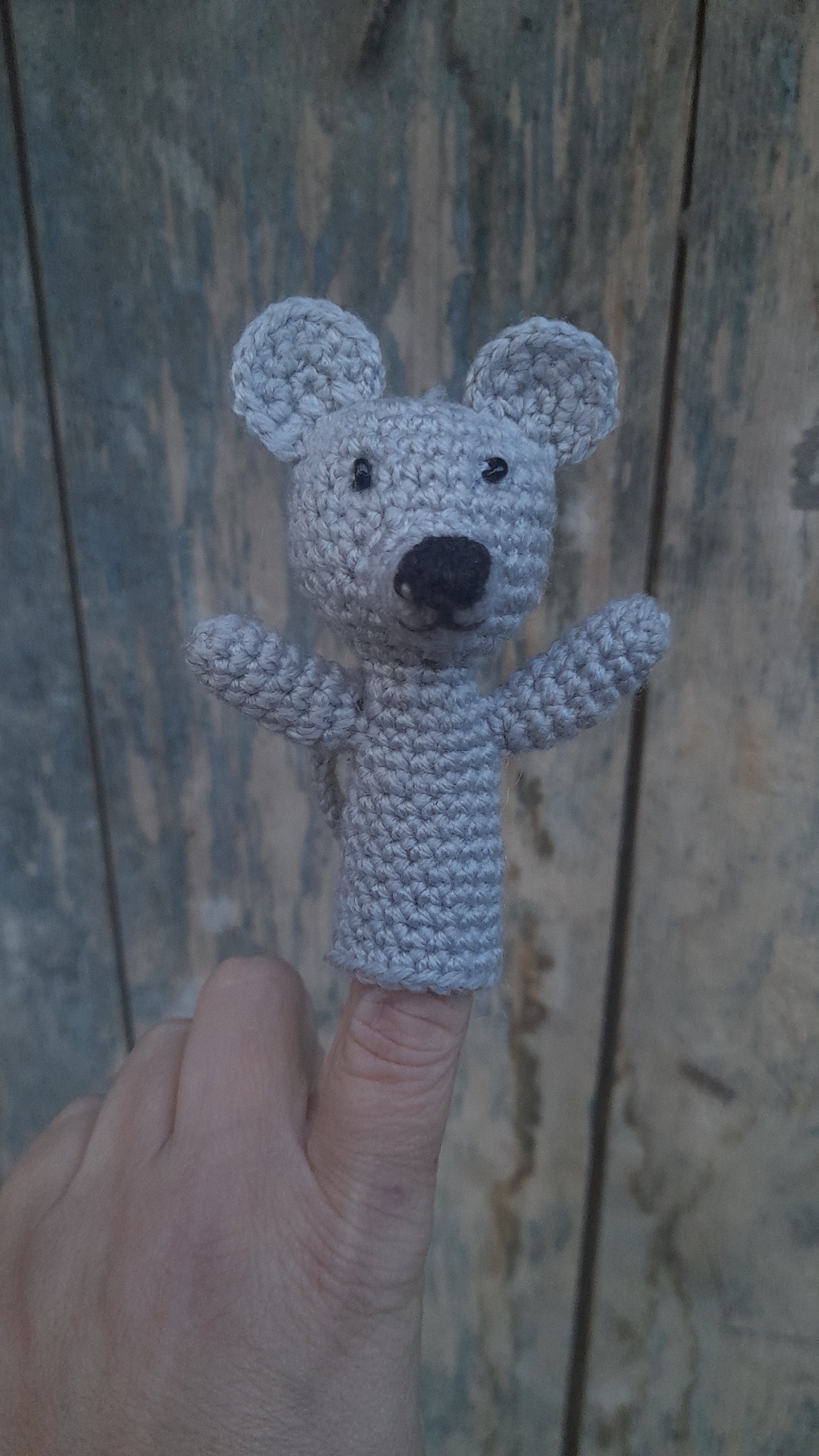 Mouse Finger Puppet Crochet Pattern. Amigurumi Toy Crochet - Etsy