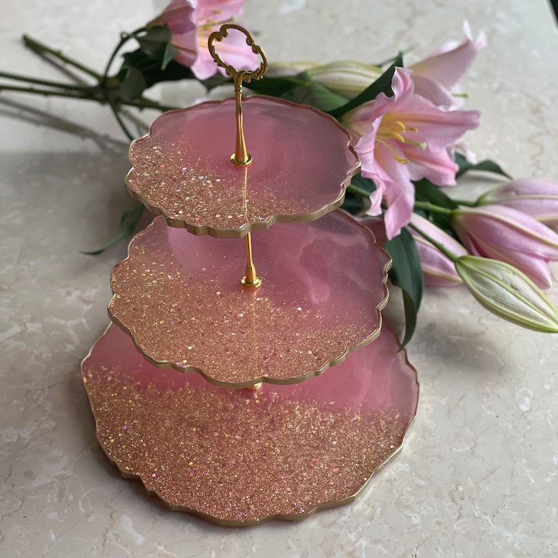 3 Tier Cake Stand - Etsy