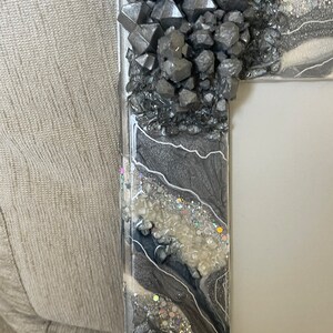 Geode Style Picture Frame Artwork, Unique Piece of Resin Art - Etsy