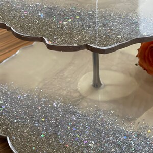 Super Glam Geode Style 3 Tier Cake Stand Resin Made - Etsy