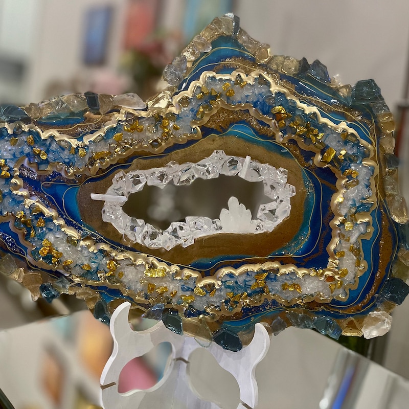 Resin Geode Wall Art - Etsy