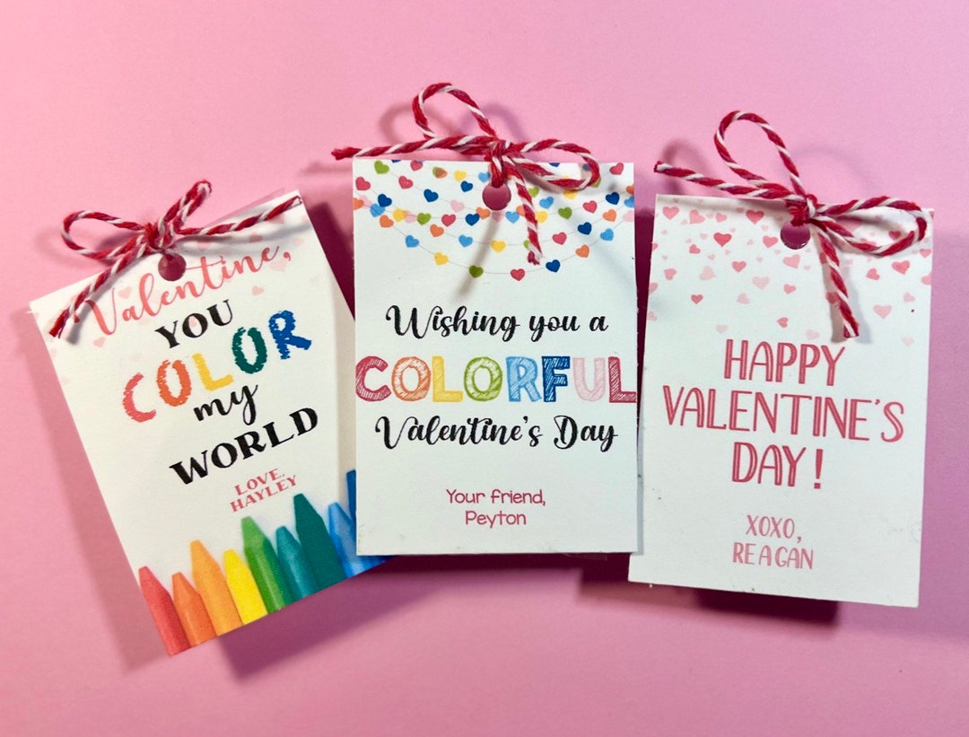 Individually Packaged / Single Letter Crayons / With Gift Tag ...