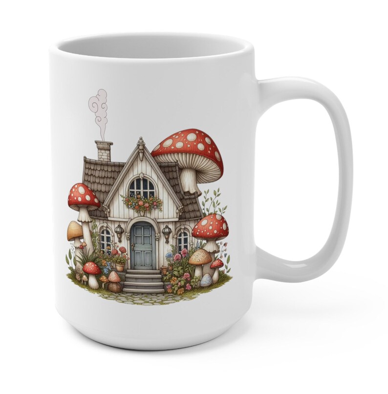 Mushroom Mug Gift for Mushroom Lovers Cute Mushroom Coffee Mug Cottage ...