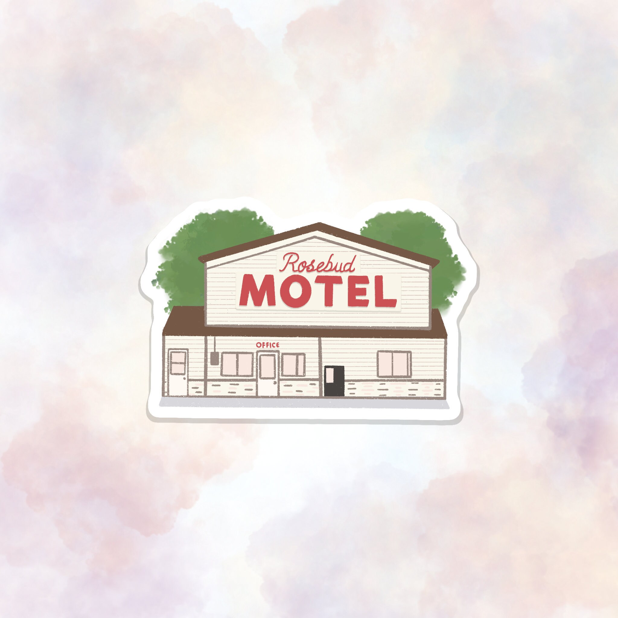 Rosebud Motel Sticker Comedy Inspired Sticker David Rose - Etsy
