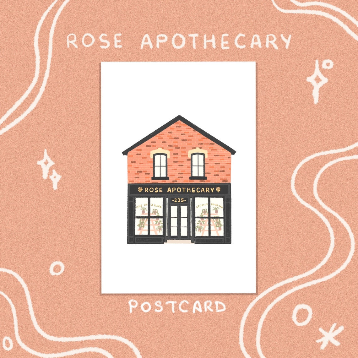 Rose Apothecary Card David Rose Greeting Card Postcard for - Etsy
