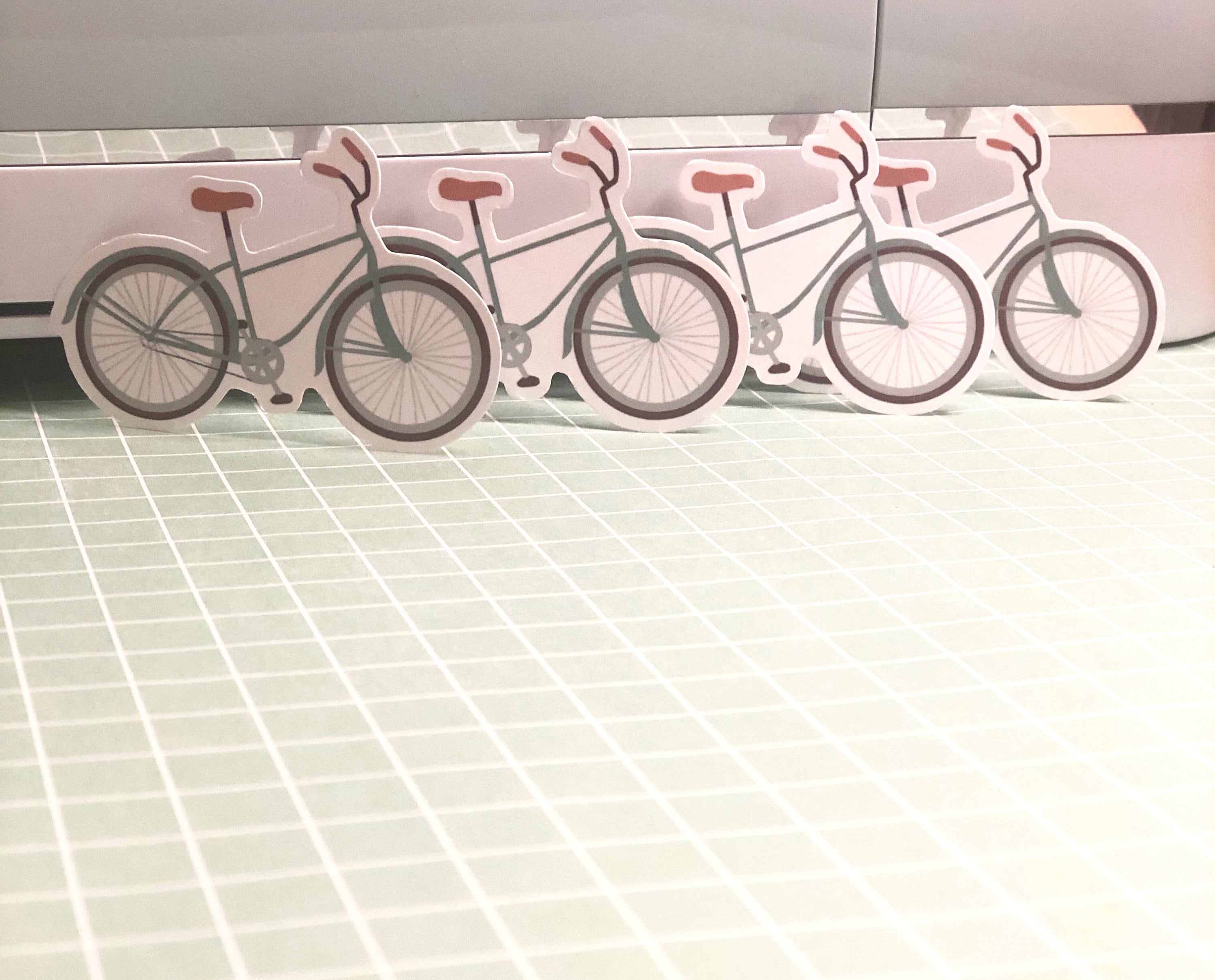 Bicycle Sticker Vintage Bicycle Vinyl Sticker Waterproof Die | Etsy