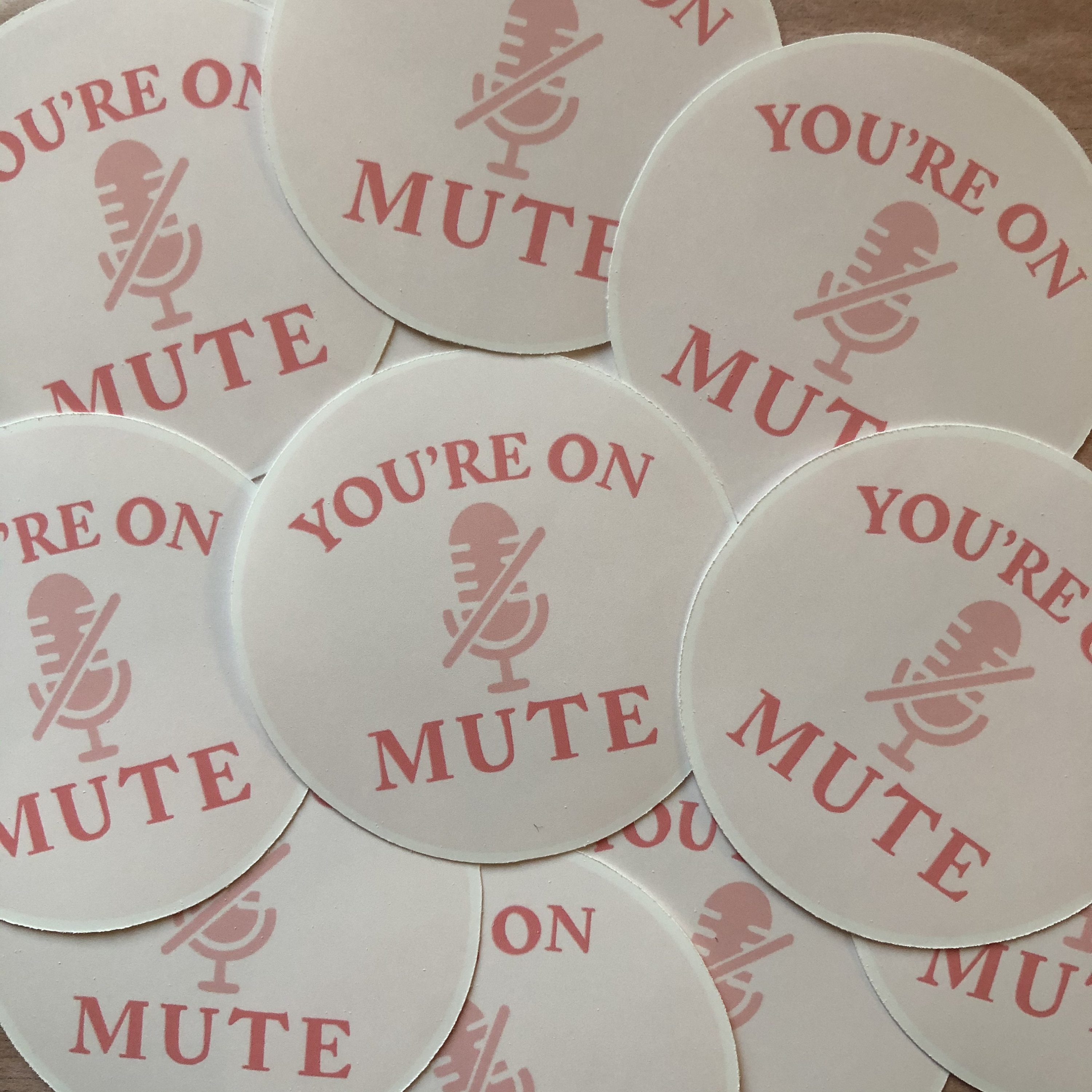 You're on Mute Sticker Zoom Sticker Work From Home - Etsy