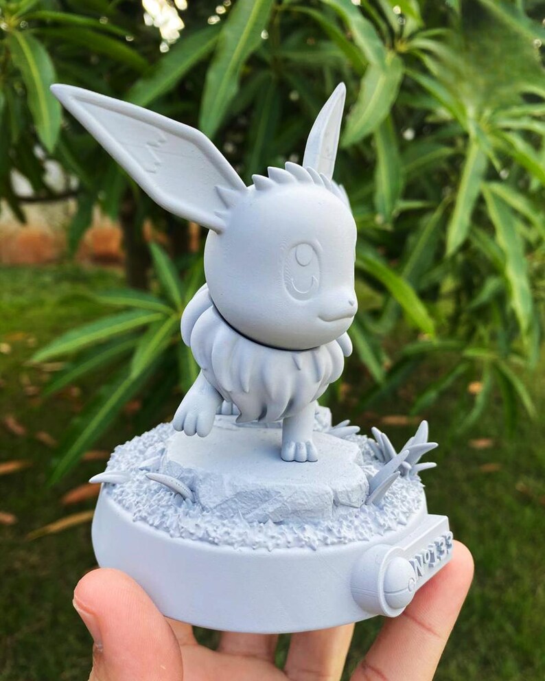 Eevee Cute STL File for 3D Printing High-quality 3D Model Digital File ...
