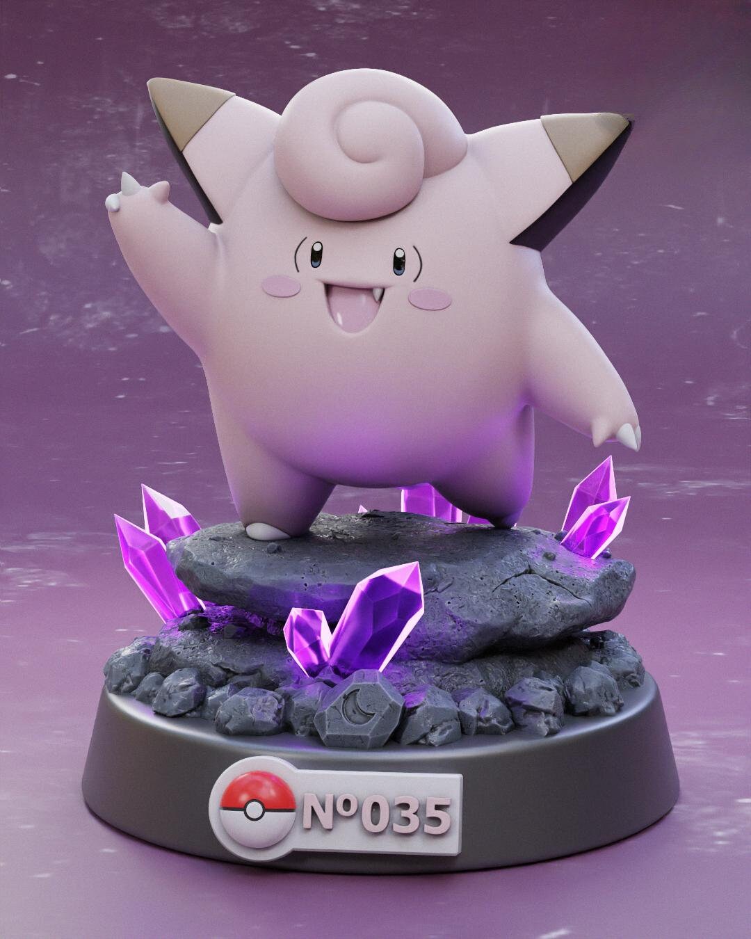 Clefairy STL File for 3D Printing High-quality 3D Model Digital File ...