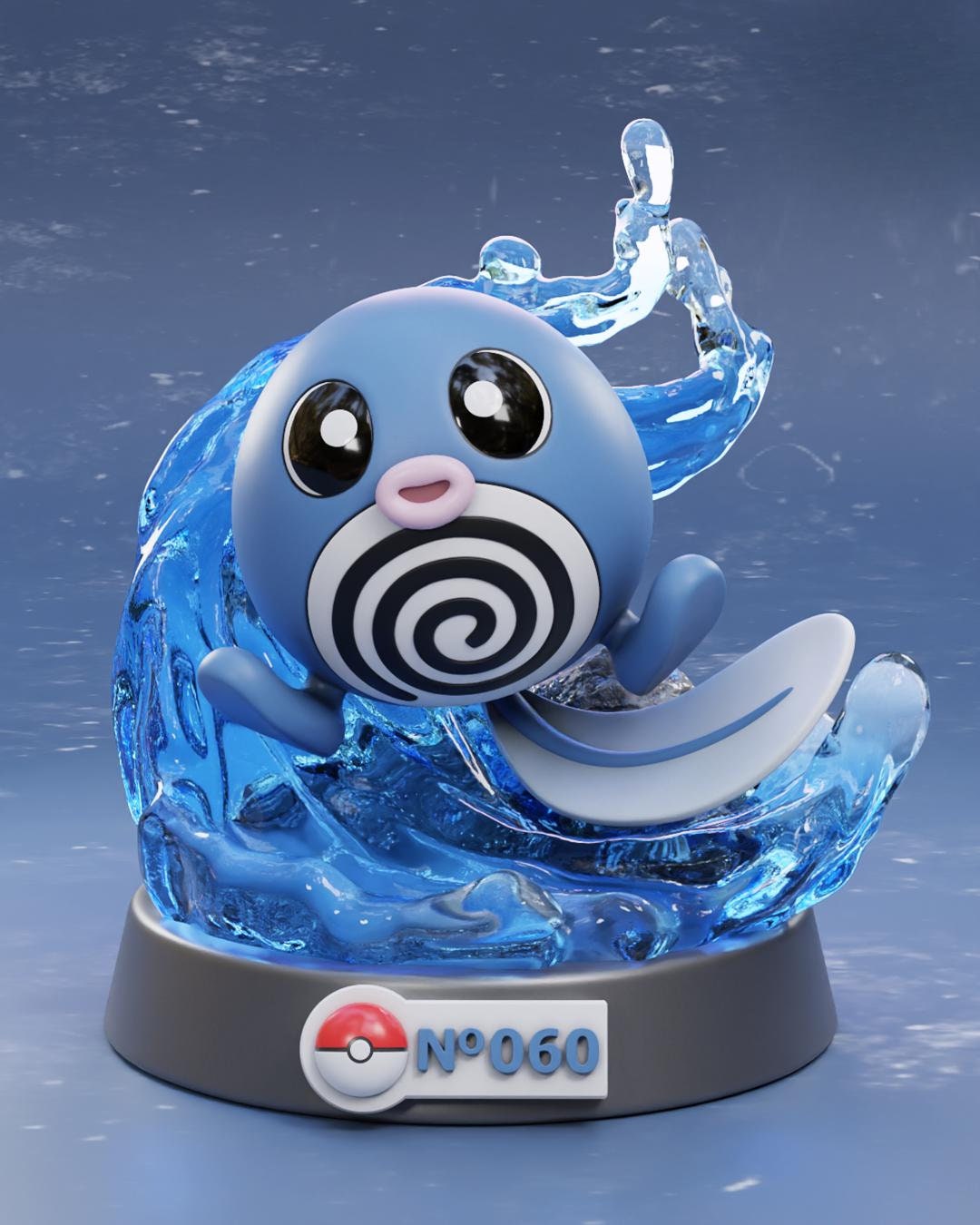 Poliwag STL File for 3D Printing High-quality 3D Model Digital File ...