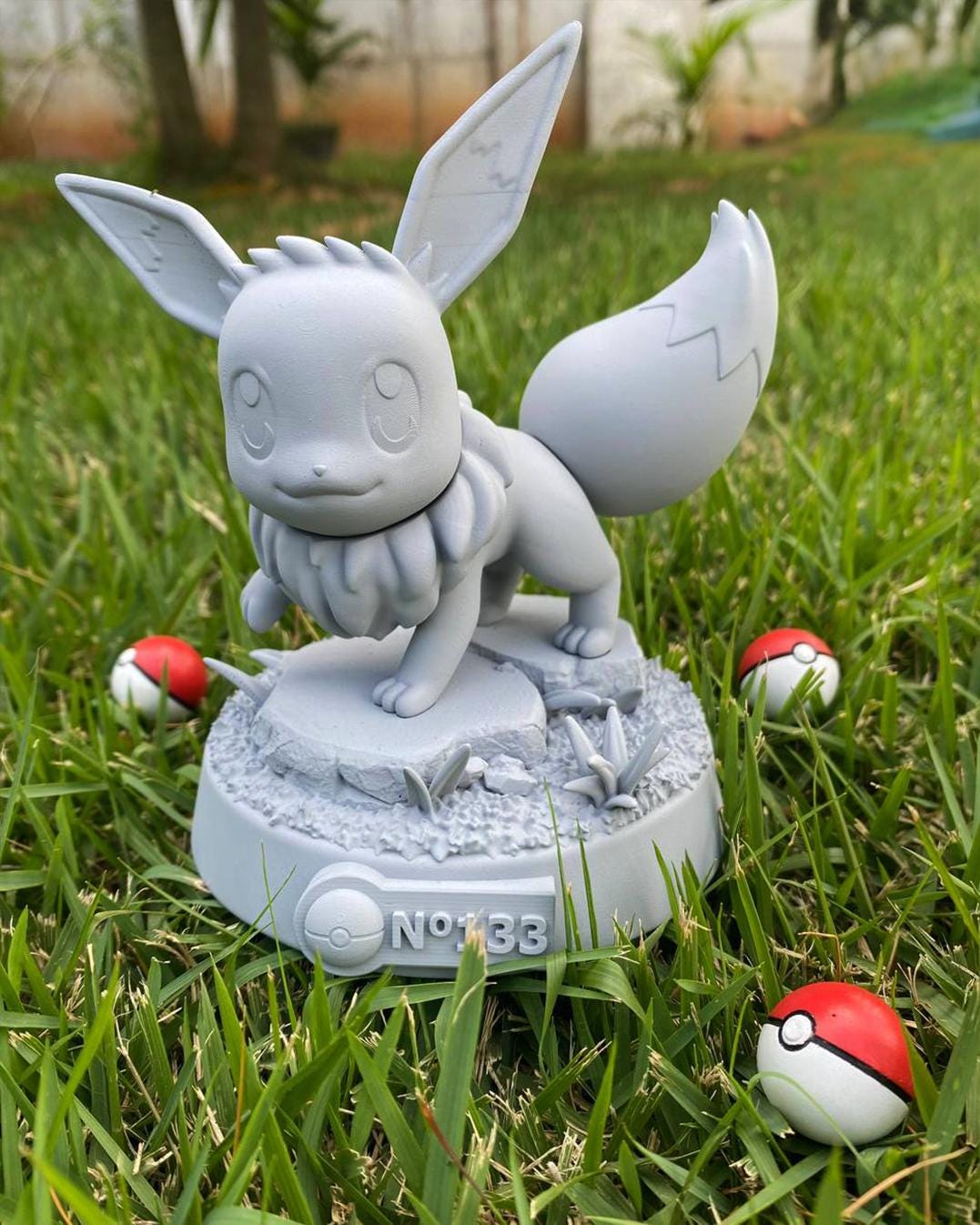 Eevee Cute STL File for 3D Printing High-quality 3D Model Digital File ...