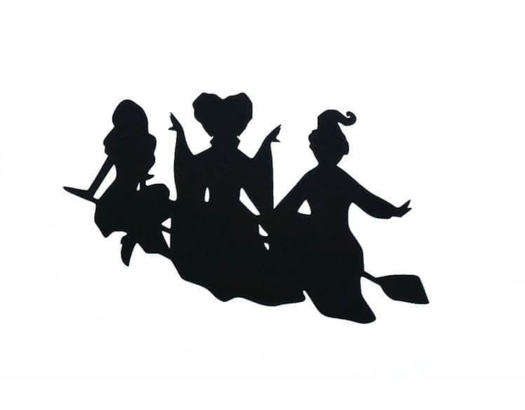 Sanderson Sisters Silhouette Svg - Etsy